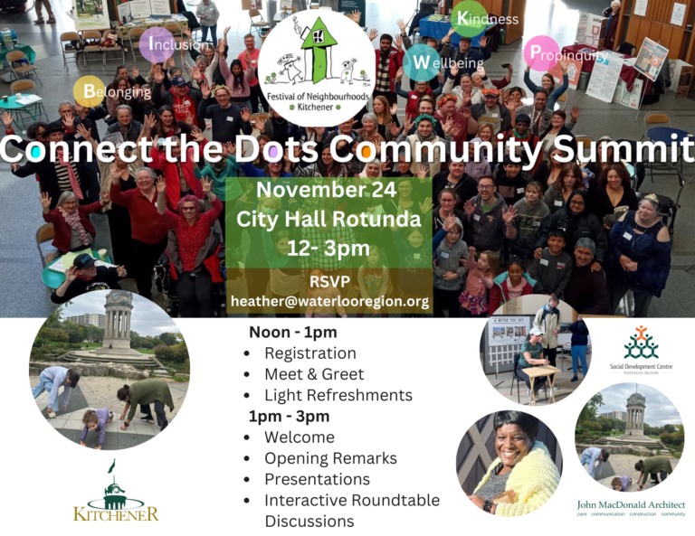 Festival of Neighbourhoods Summit, Noon on Sunday 24 November 2024 at ...